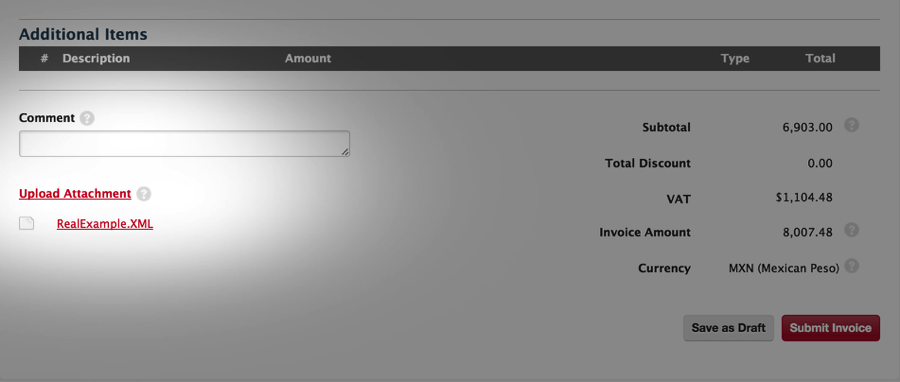 Q. How do I create a PO invoice for Mexico? (eMex): 000008006