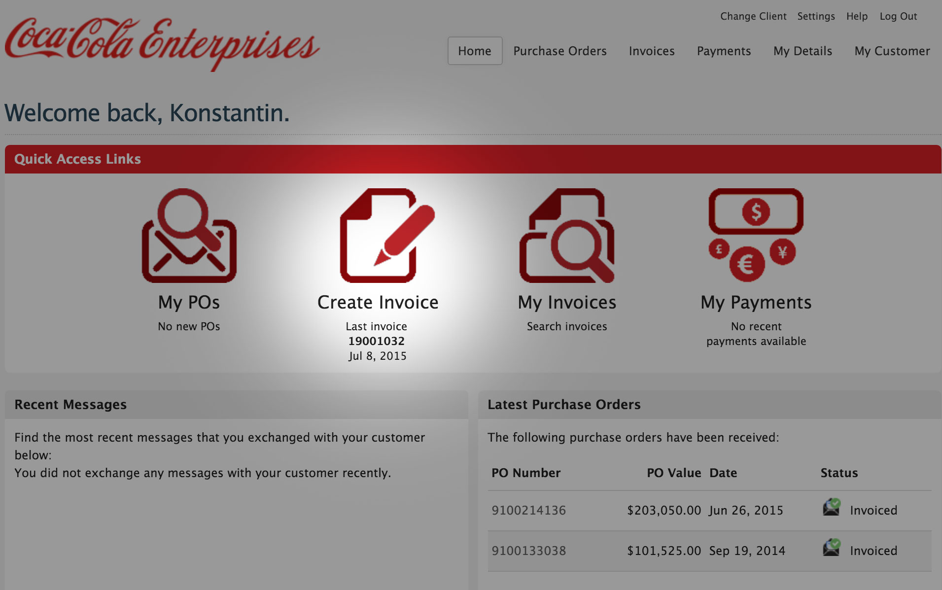 Coca-Cola European Partners - How do I create PO based invoice (eFlip ...