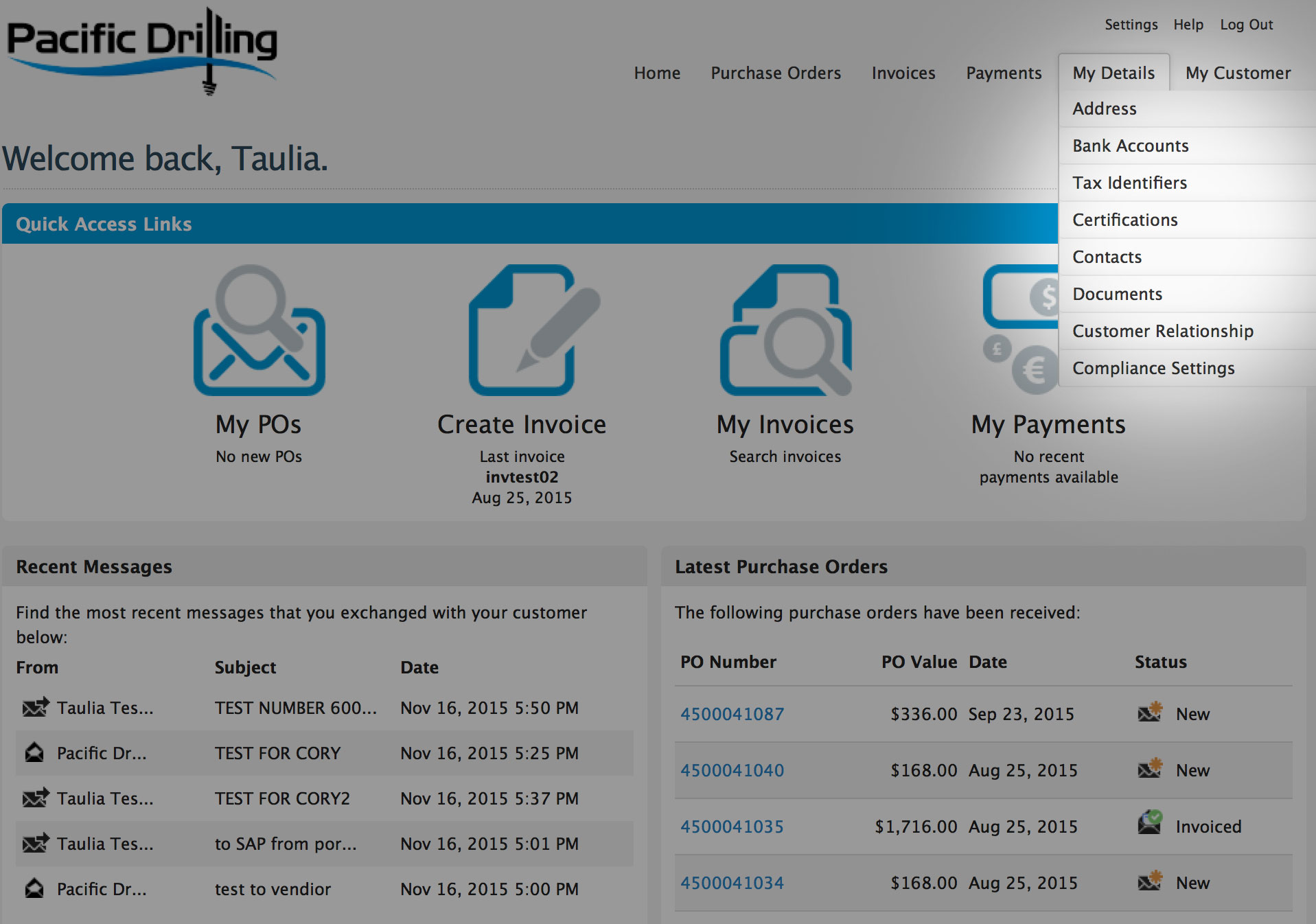 Pacific Drilling - How do I update my company/remit/shipment address ...