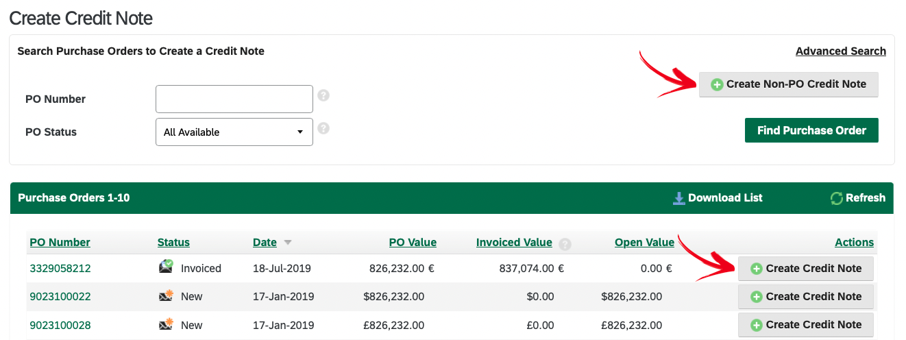 Q. How do I create a Credit Memo/Note to offset an over payment?: 000003334