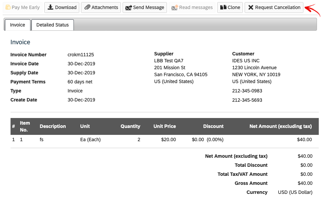 Q. How do I cancel an invoice?: 000006034