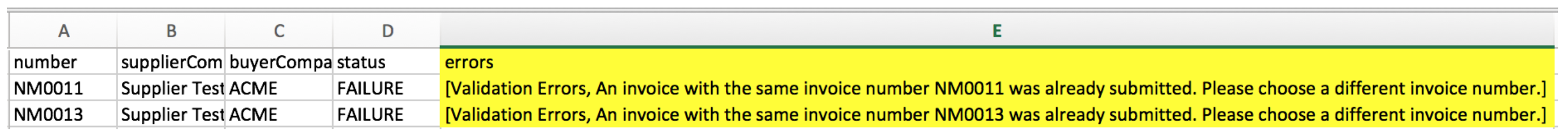 Q. How do I check the history of invoices submitted through the Invoice ...